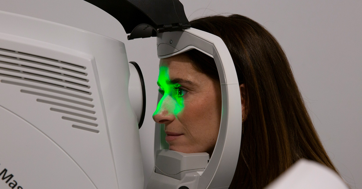 What is ocular biometry and what is it used for?